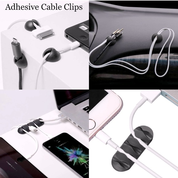 Other | Multipurpose Adhesive Cable Clips Assorted Sizes | Poshmark